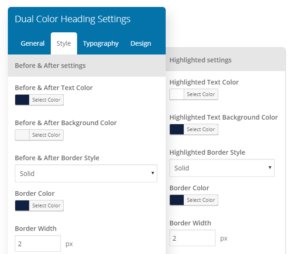 Dual Color Heading - Ultimate Addons for WPBakery Page Builder