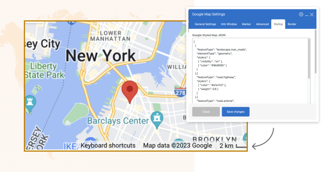 Google Maps - Ultimate Addons for WPBakery Page Builder